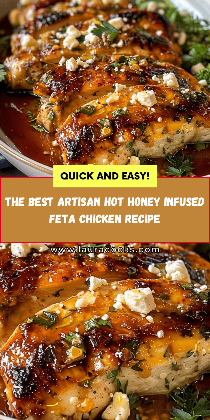 Artisan Hot Honey Infused Feta Chicken | Laura Cooks