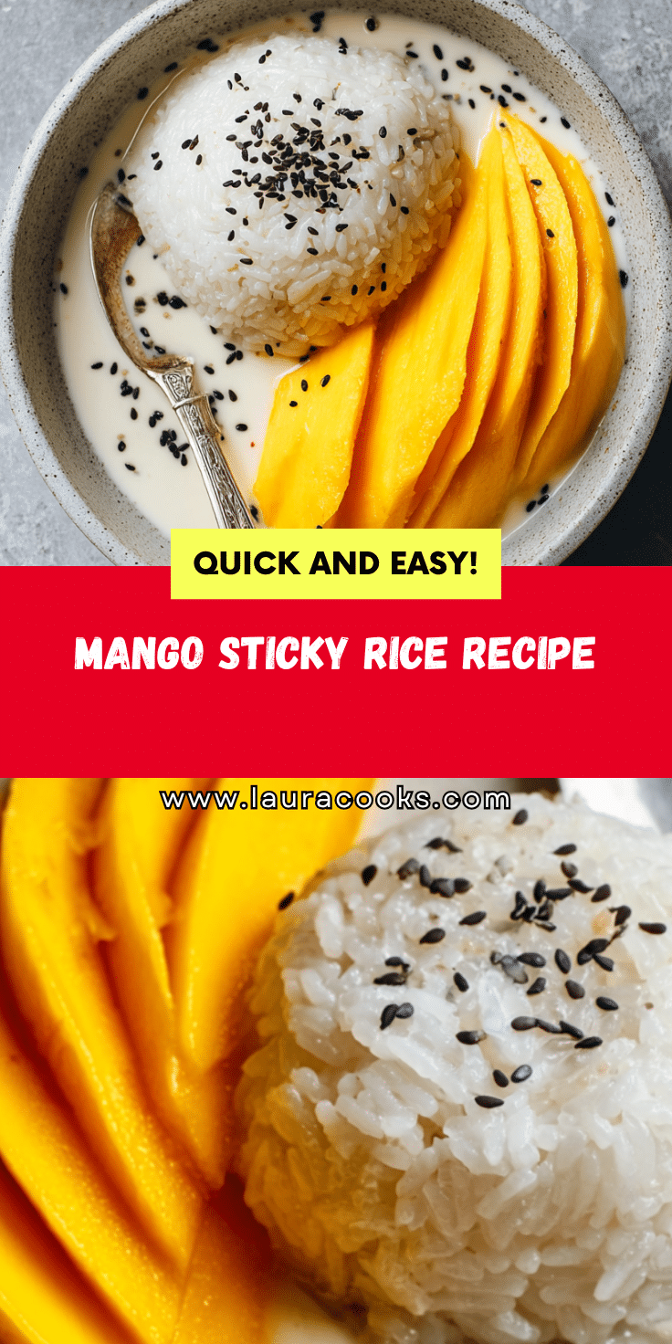 Mango Sticky Rice Recipe: Taste the Tropical Bliss of Thai Dessert