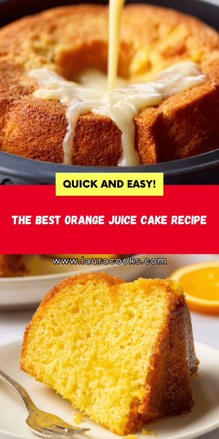 Orange Juice Cake Recipe - Citrus-Infused Bundt Delight
