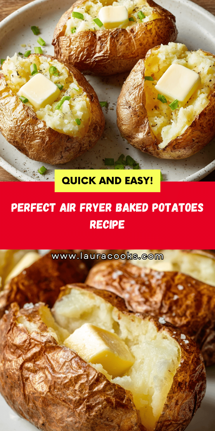 Perfect Air Fryer Baked Potatoes Recipe: Crispy & Fluffy Delight