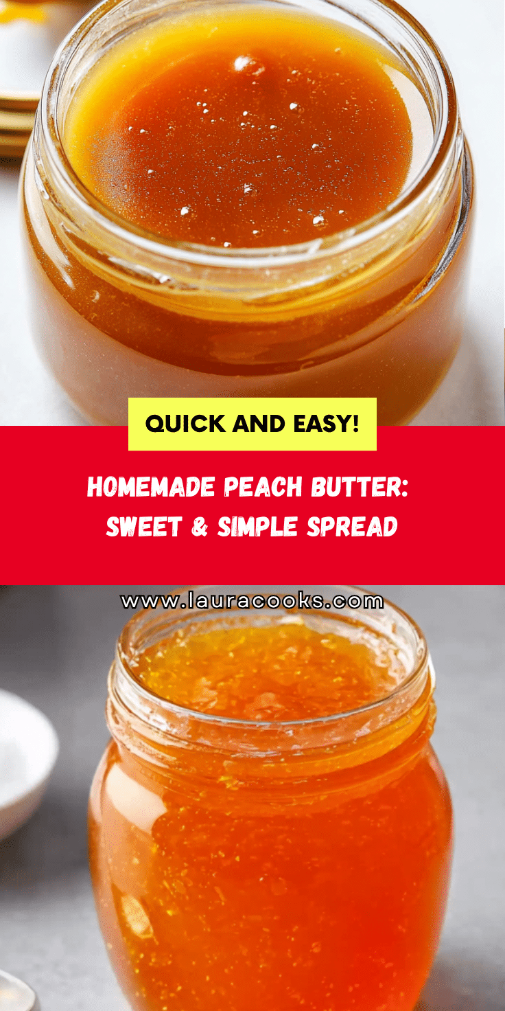 Peach Butter Recipe: Dive Into the Magic of Homemade Peach Butter