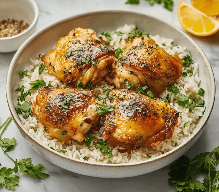 Forgotten Chicken and Rice Recipe: Cozy One-Pan Wonder
