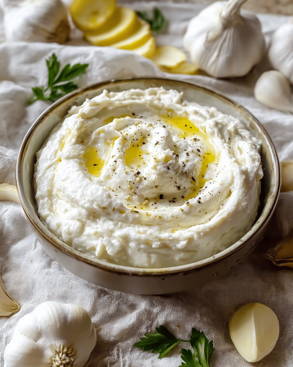 Lebanese Garlic Sauce: Indulge in the Bold Flavors of this Vegan Condiment