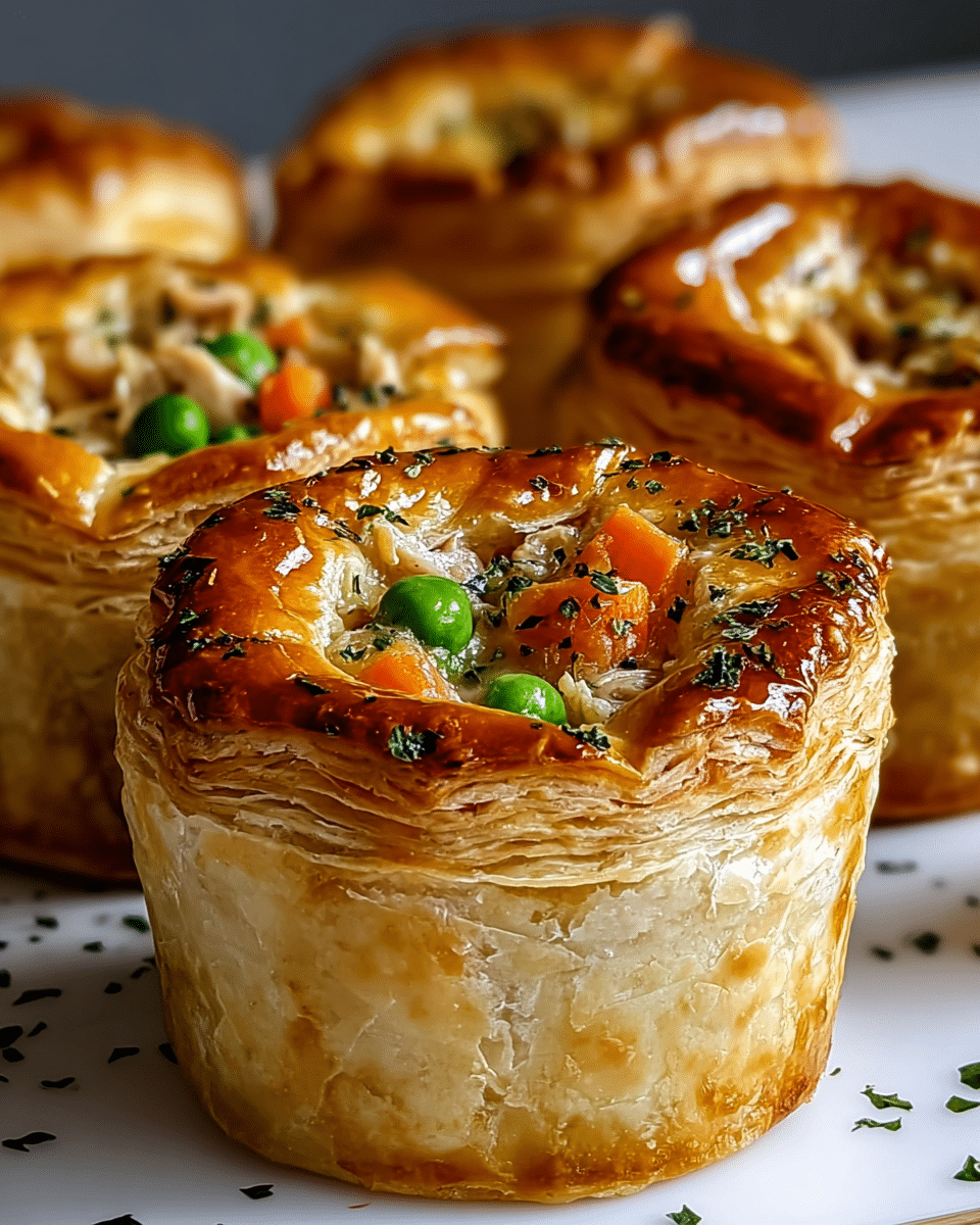 Easy Mini Chicken Pot Pies Recipe - Cozy Crowd-Pleaser