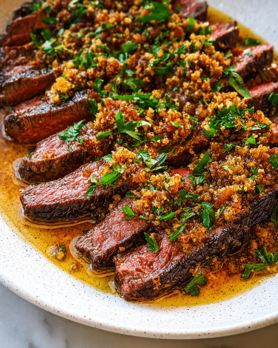 Garlic Butter Brazilian Steak Recipe - Juicy & Flavorful
