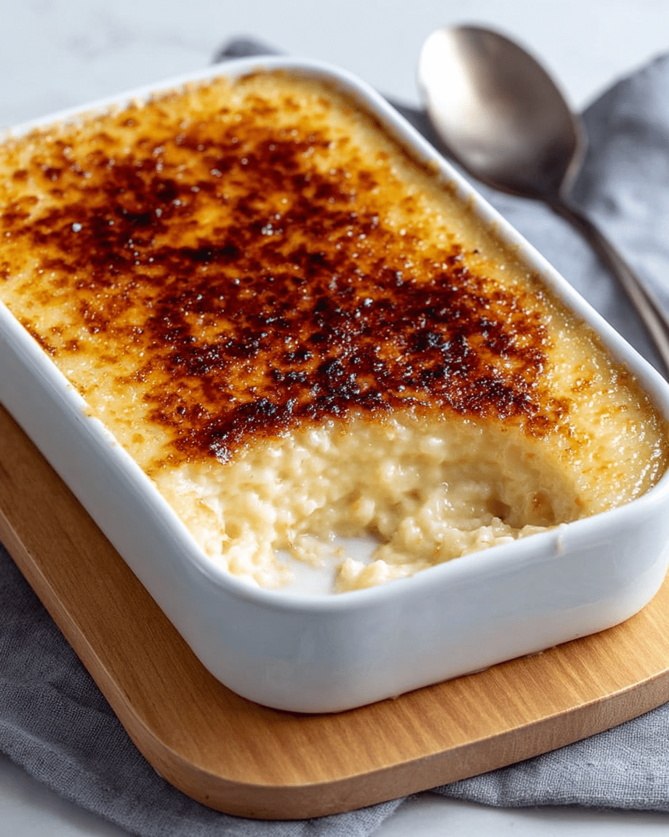 Condensed Milk Baked Rice Pudding: Comforting Dessert Recipe