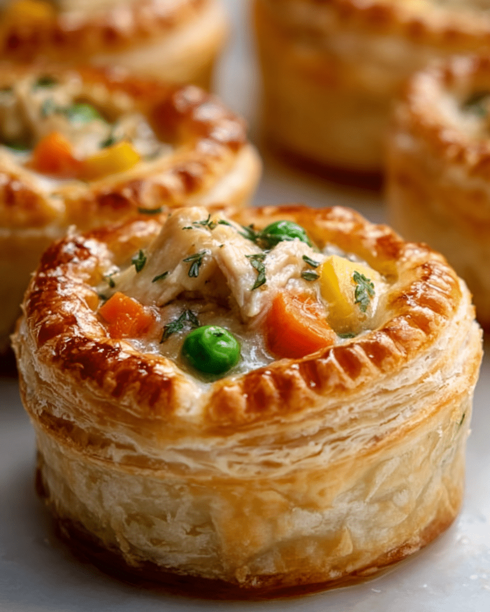 Easy Mini Chicken Pot Pies Recipe - Comforting Homemade Delight