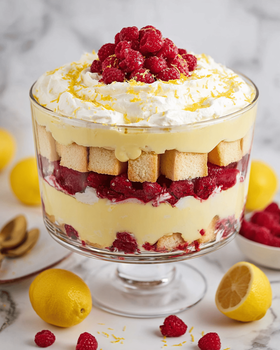 Lemon Raspberry Trifle Recipe - Delightful Dessert Delight
