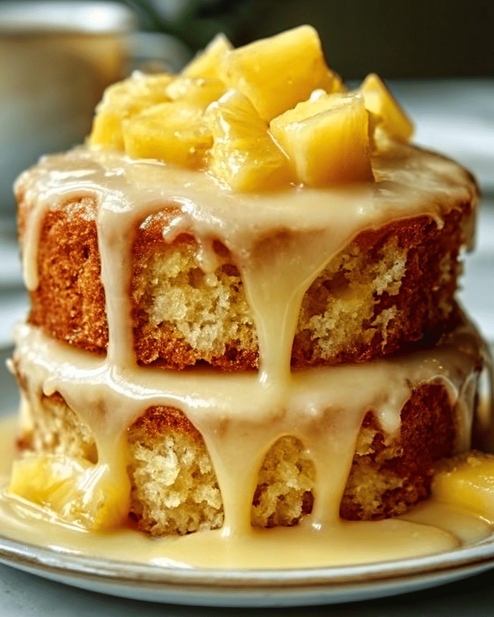 Juicy Pineapple Heaven Cake Recipe - Dive into Tropical Bliss