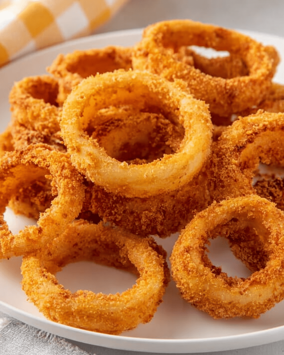 1 Large Sweet Onion Crispy Onion Rings Recipe
