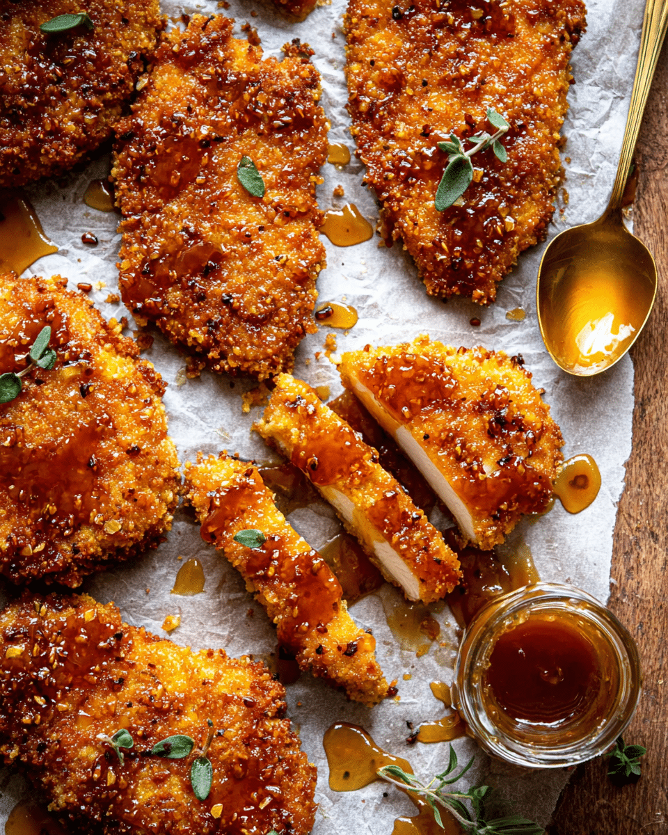Baked Crunchy Hot Honey Chicken - Irresistible Recipe for Crunchy ...