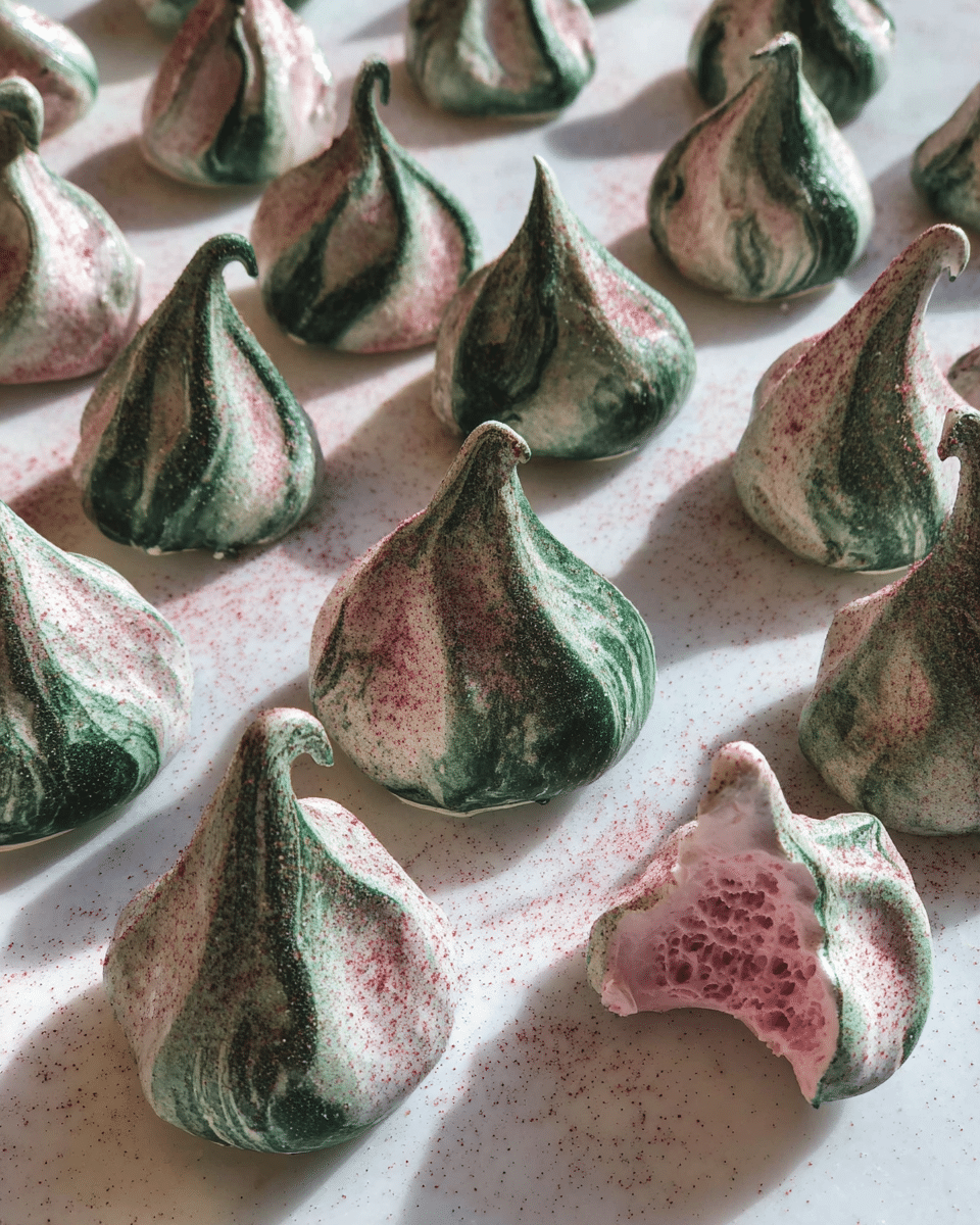 Strawberry Matcha Meringues Recipe: Whimsical Delight in Every Bite