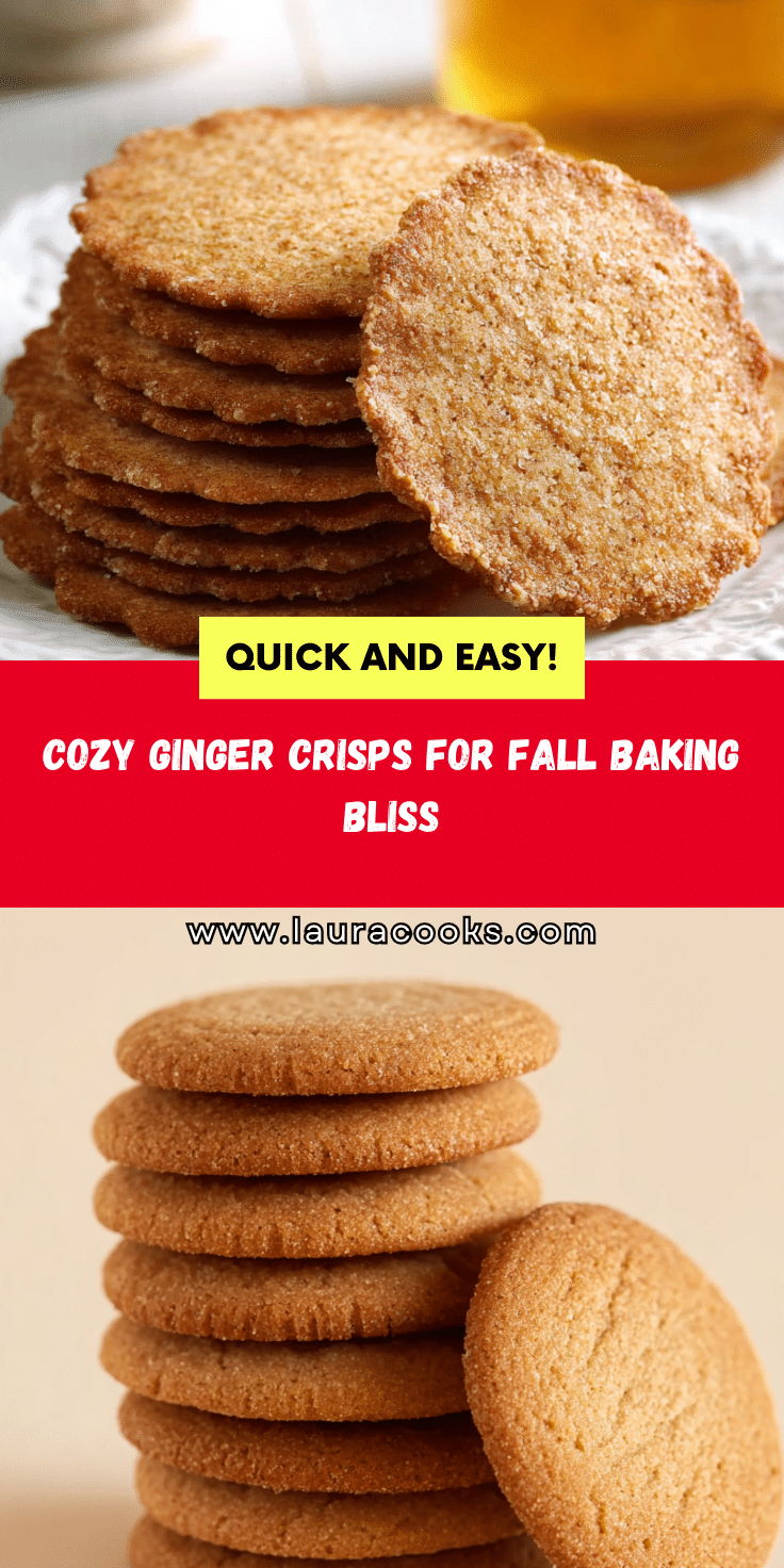 Mom’s Ginger Crisps Cookies Recipe - Bake Holiday Magic with Mom’s Recipe