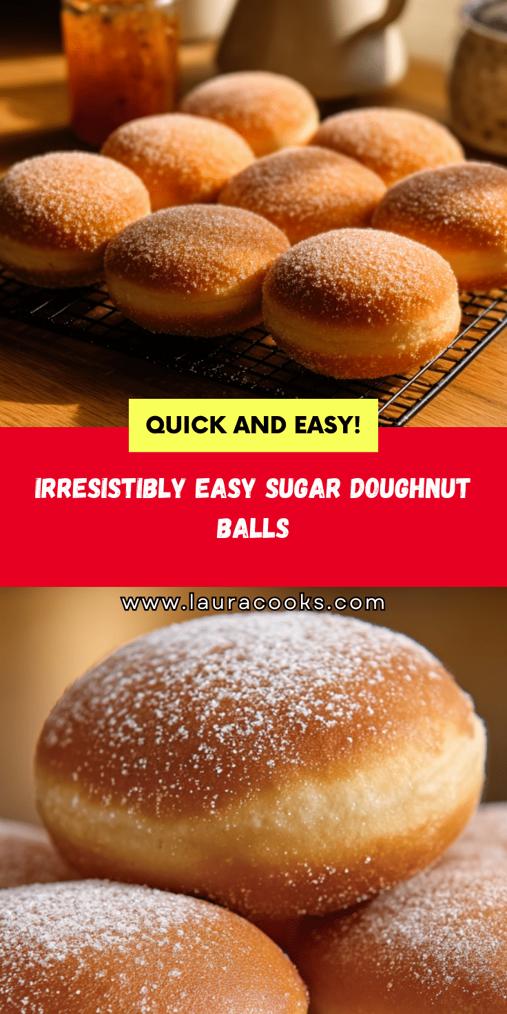 Classic Sugar Doughnut Balls Recipe - Irresistible Homemade Delights