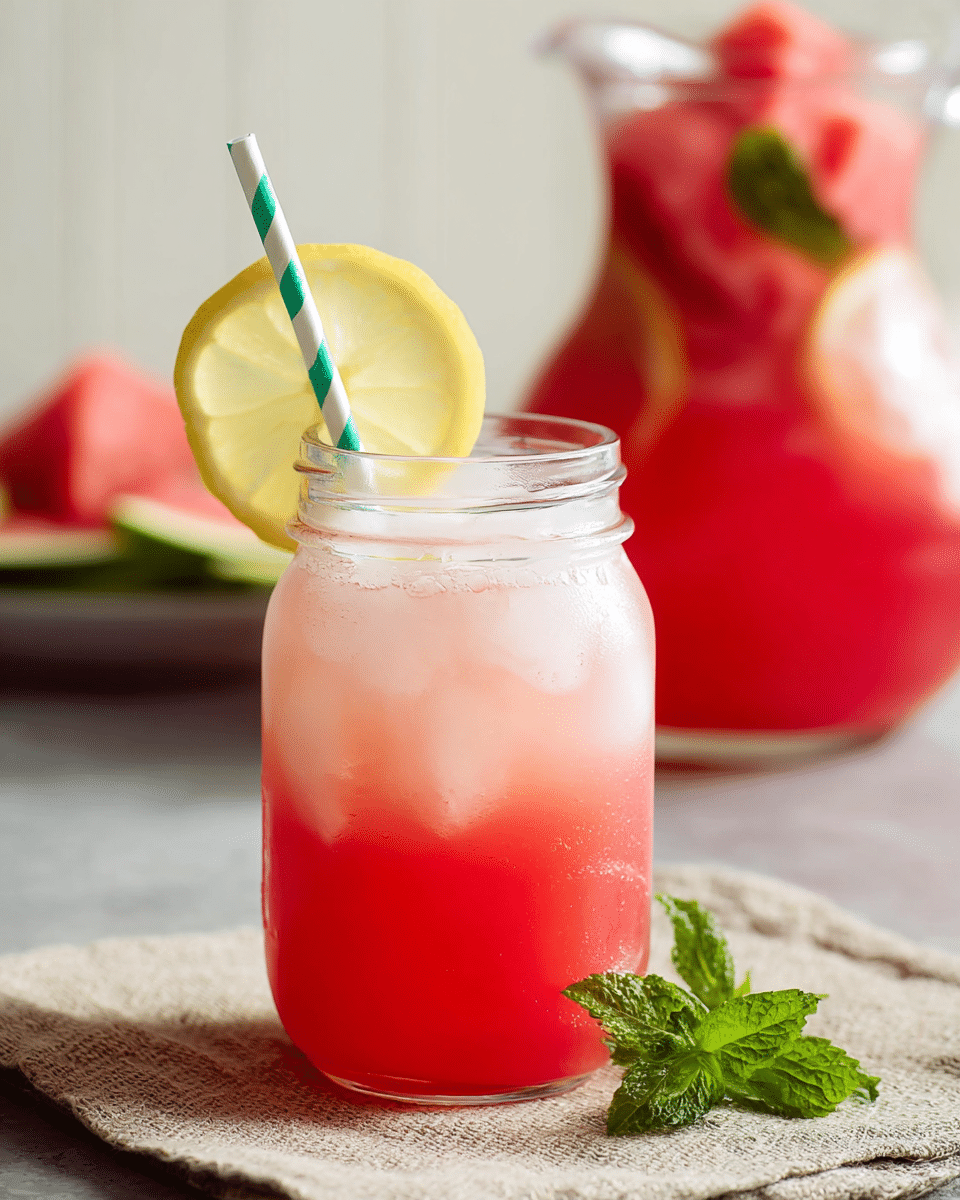 Watermelon Lemonade Recipe - Refreshing Summer Beverage