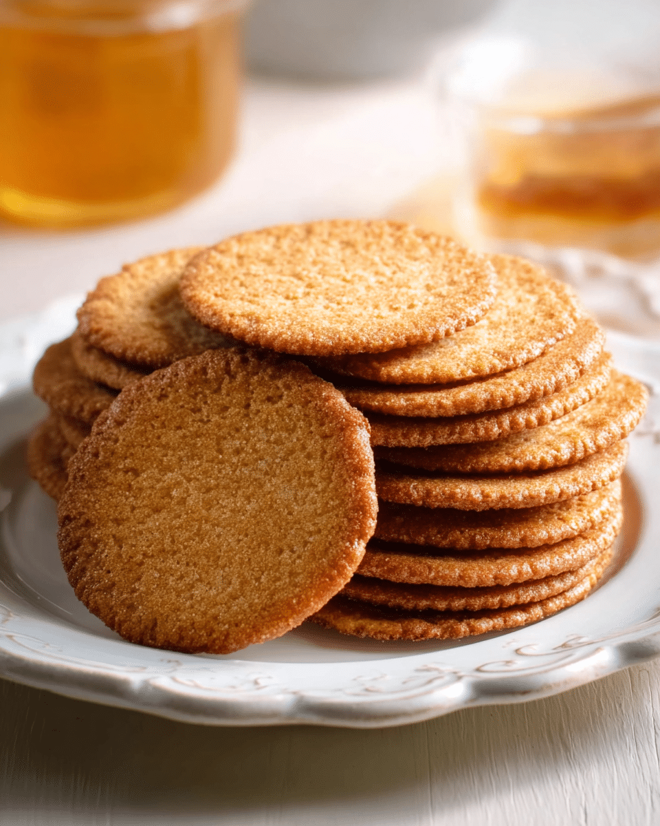 Mom’s Ginger Crisps Cookies Recipe - Bake Holiday Magic with Mom’s Recipe