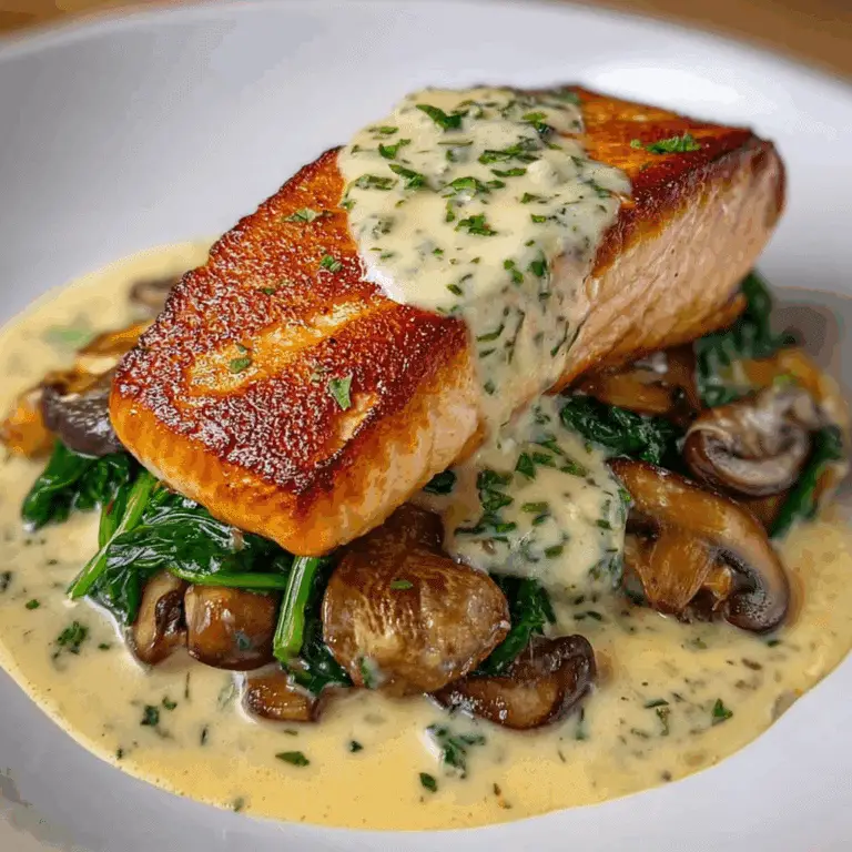 Creamy Garlic Butter Salmon: A Gourmet Delight Recipe
