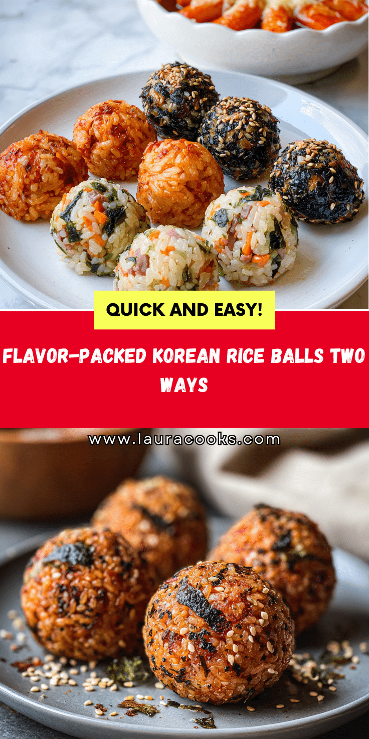 Korean Rice Balls: Savory Snack with Bold Flavors