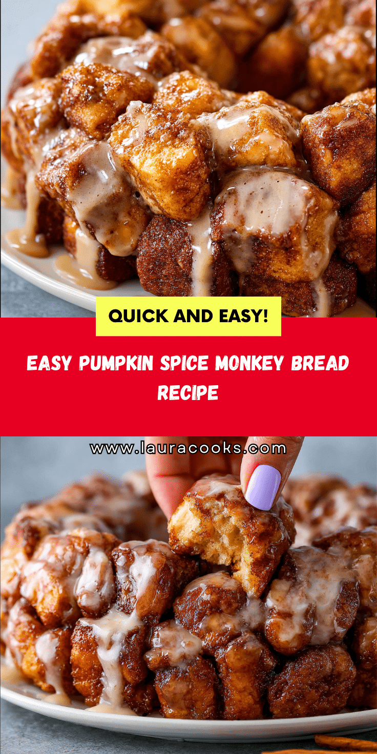 Easy Pumpkin Spice Monkey Bread Recipe - Irresistible Fall Treat