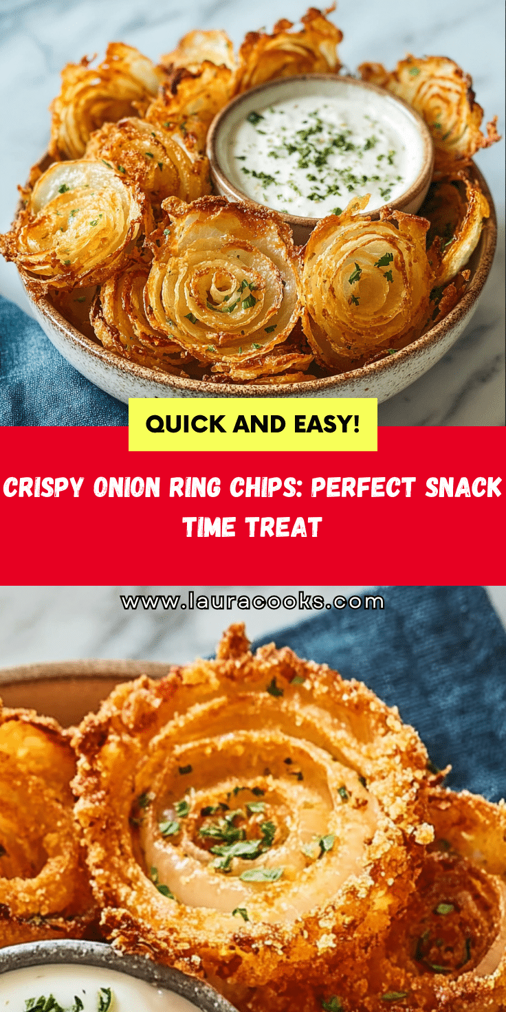 Onion Ring Chips: Crispy Delight Recipe for Homemade Snacking