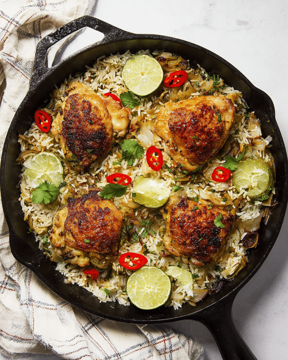 One Pot Coconut Chicken Rice: Flavorful One-Pan Delight