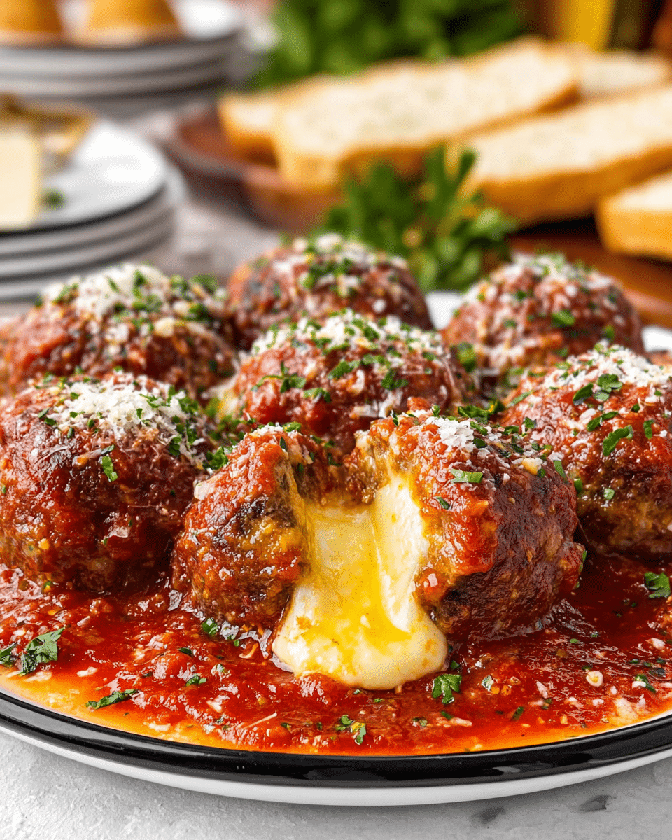 Cheese Stuffed Meatballs Recipe - Irresistible Comfort in Every Bite