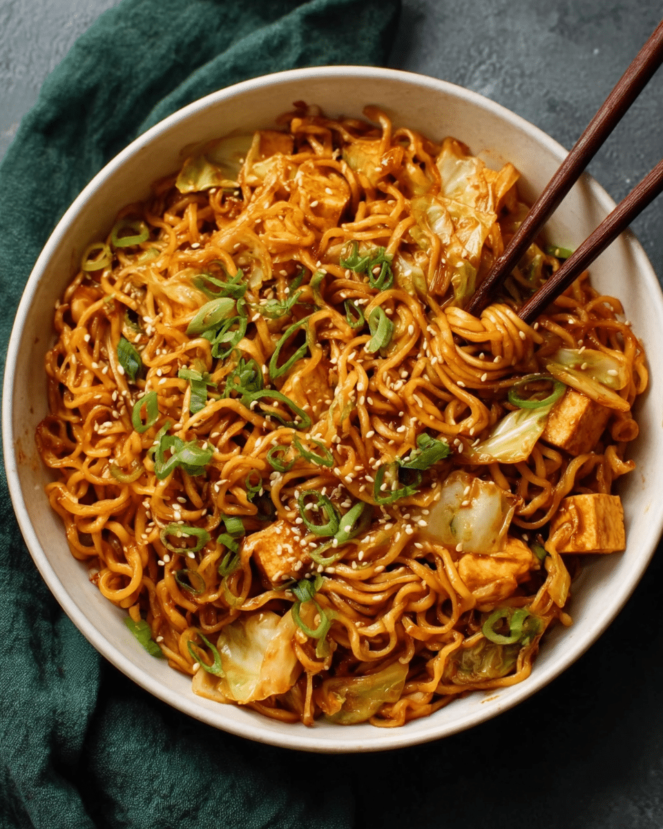 Sweet & Spicy Ramen Noodles - Quick Comfort Dish