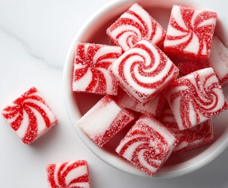 Candy Cane Fireball Gummies Recipe: Festive Holiday Treat