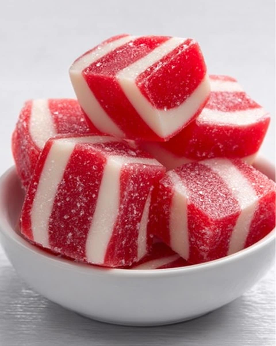 Candy Cane Fireball Gummies Recipe: Festive Holiday Treat