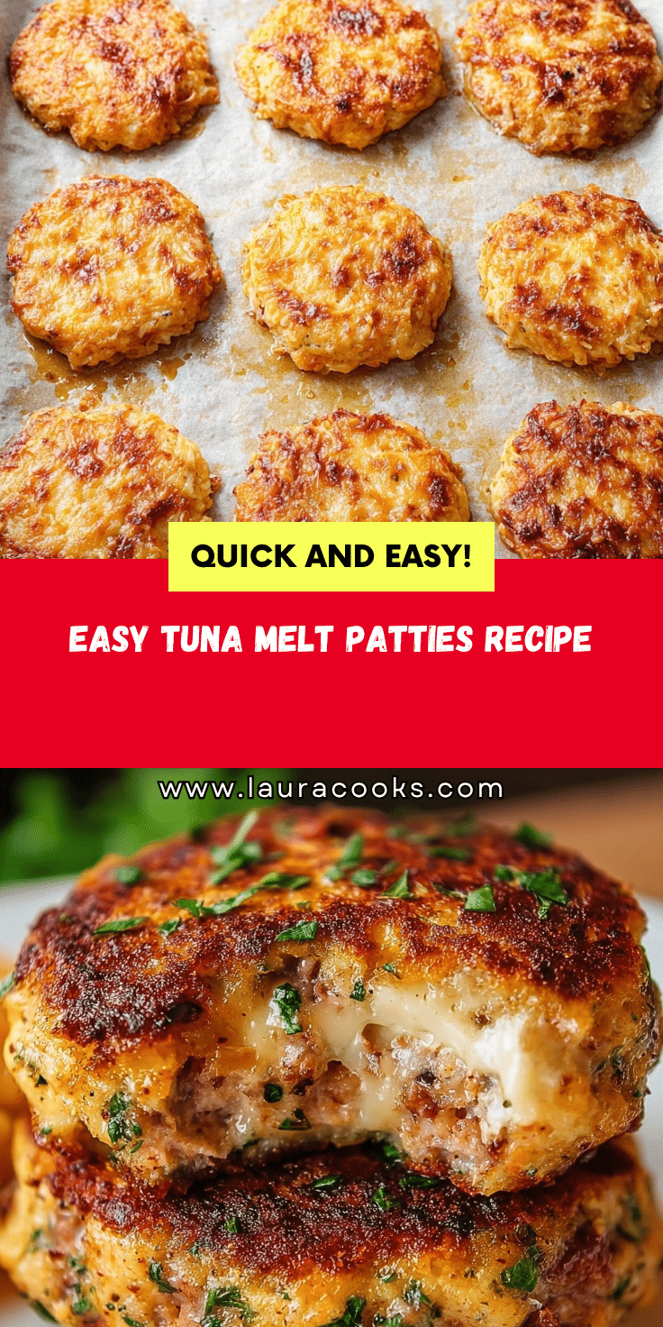 Tuna Melt Patties Recipe - Irresistible Twist on Classic Tuna Melts