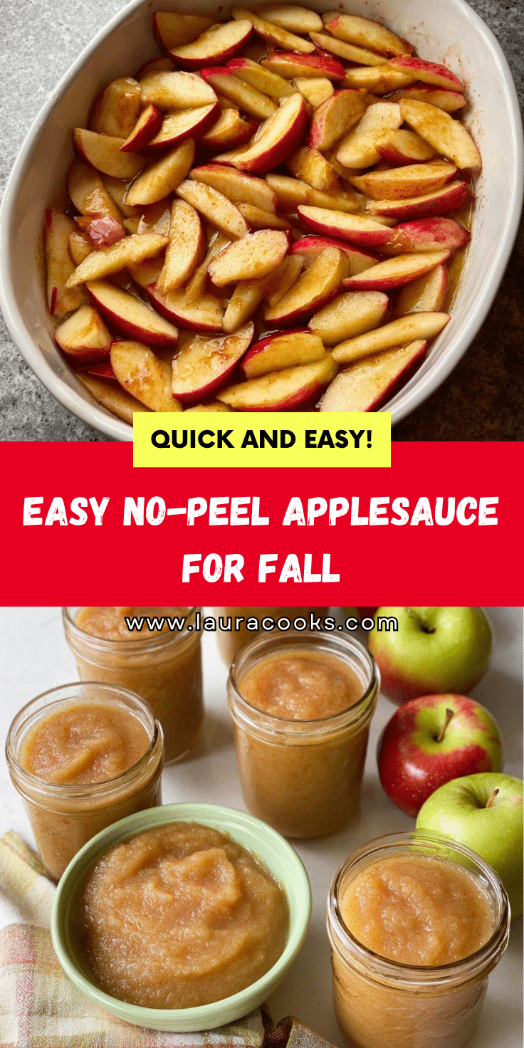 Easy No-Peel Applesauce: Homemade Freezer Delight