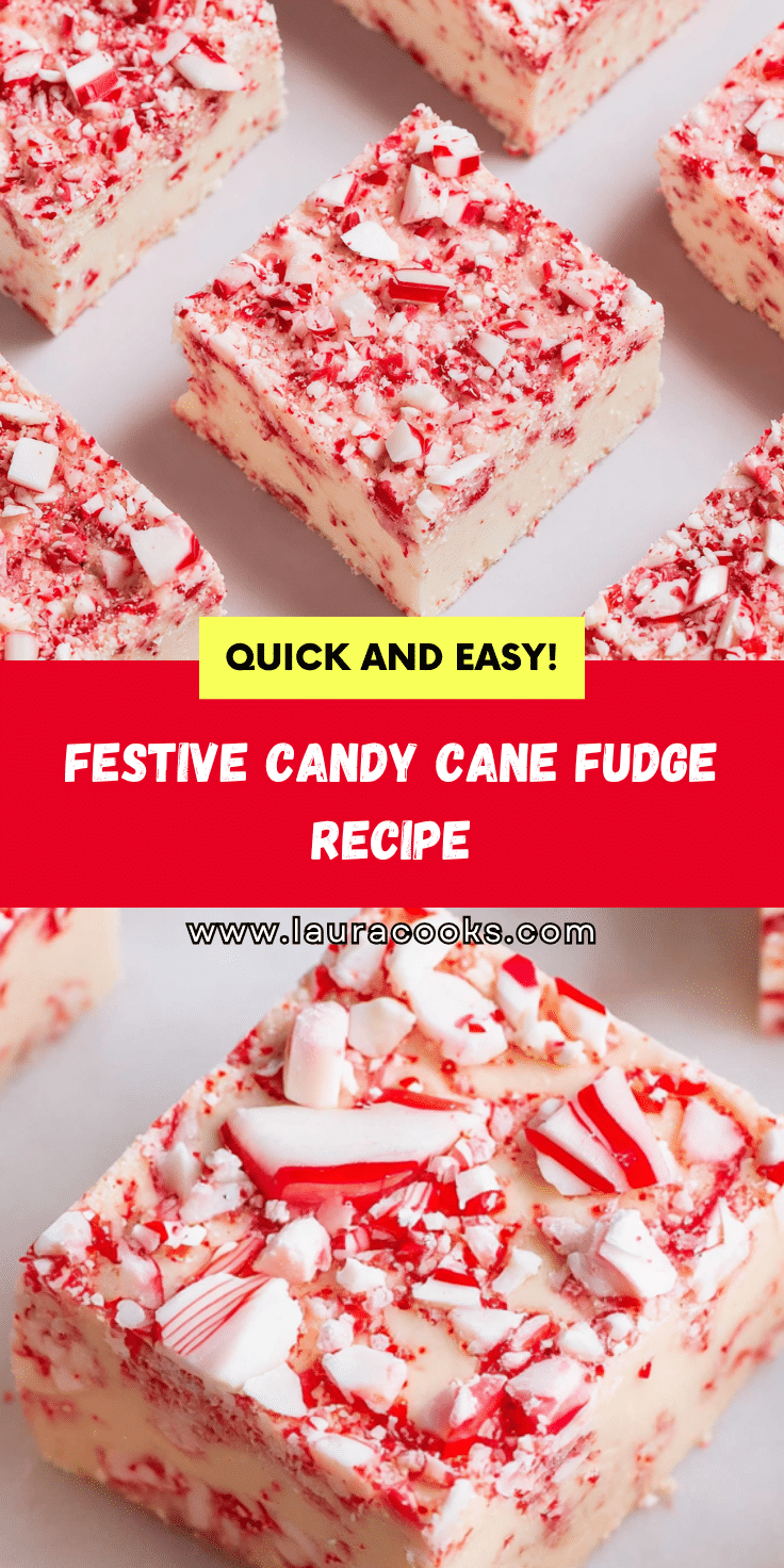 Candy Cane Fudge Recipe: Festive White Chocolate Delight