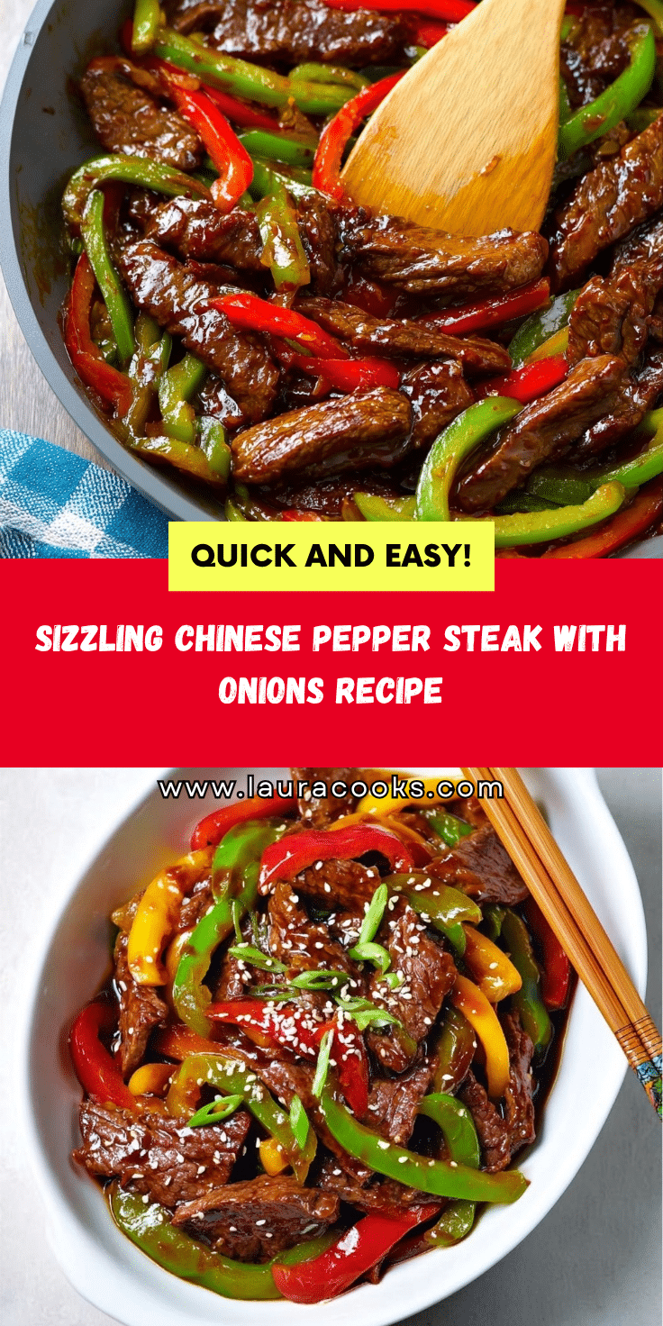 Sizzling Chinese Pepper Steak with Onions Recipe - Flavorful Chinese Steak