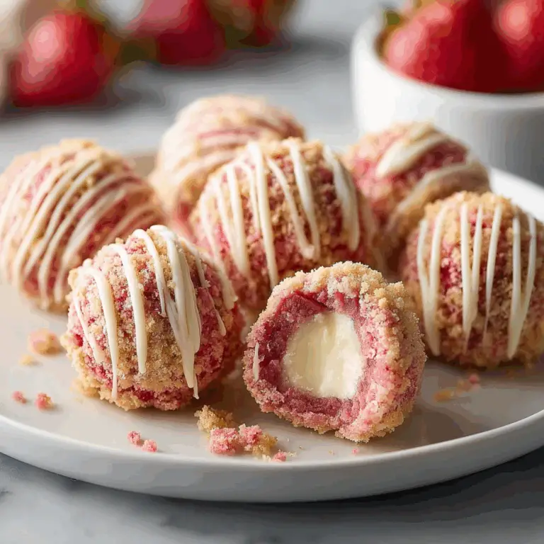 Strawberry Crunch Cheesecake Bites - Creamy Nostalgic Dessert Recipe