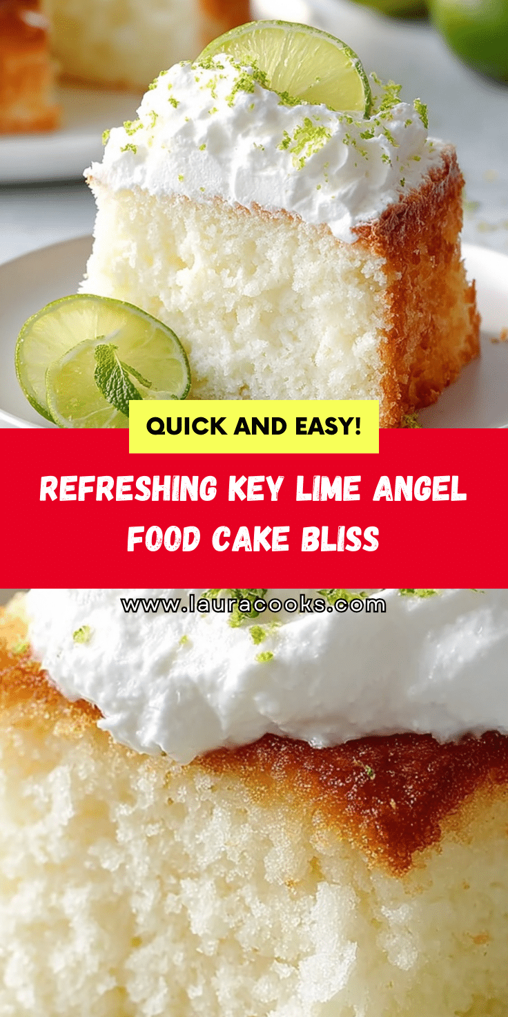 Perfect Key Lime Angel Food Cake Recipe - Citrus-Infused Delight