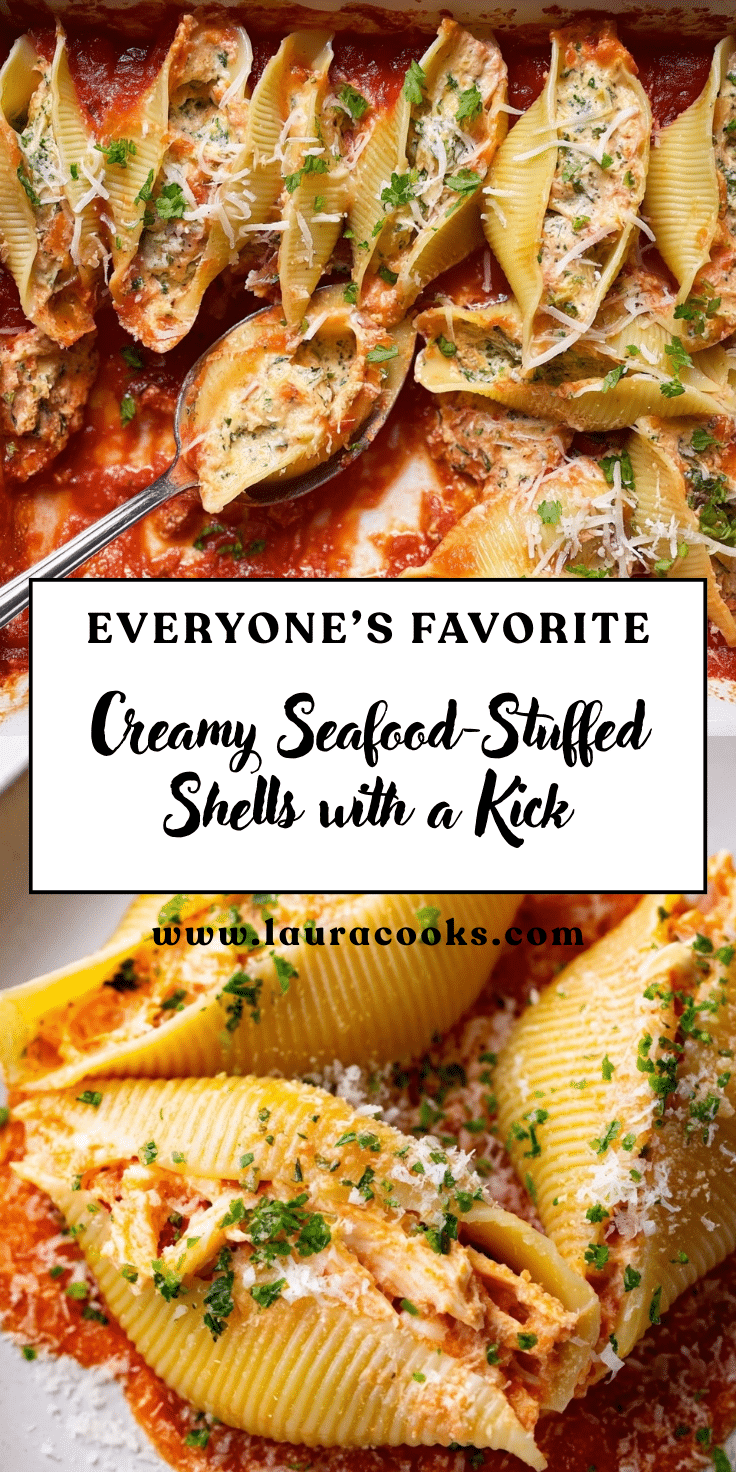 Creamy Seafood-Stuffed Shells Recipe: Decadent Seafood Delight
