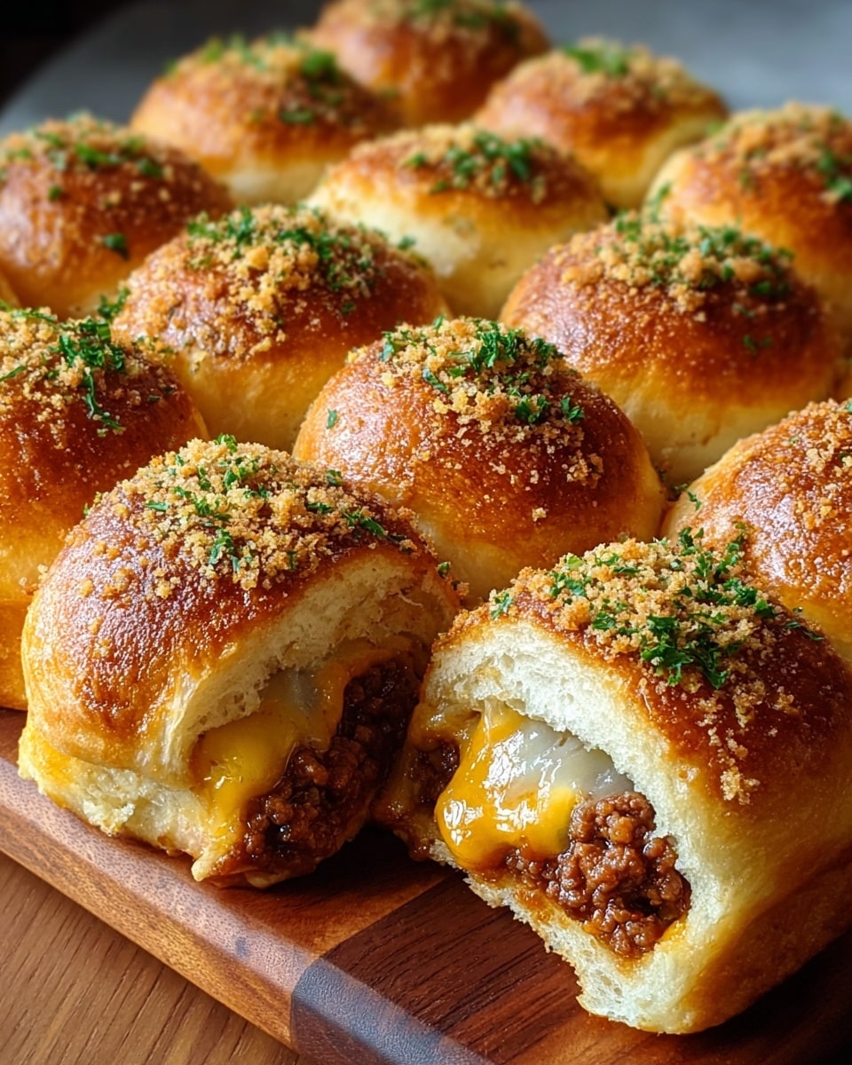 Delicious Garlic Parmesan Cheeseburger Bombs - Ultimate Comfort Recipe