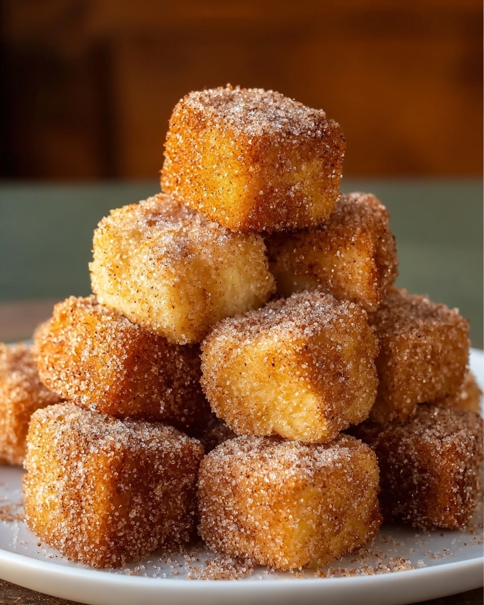 Crispy Angel Cake Churro Bites Recipe - Irresistible Dessert Delight