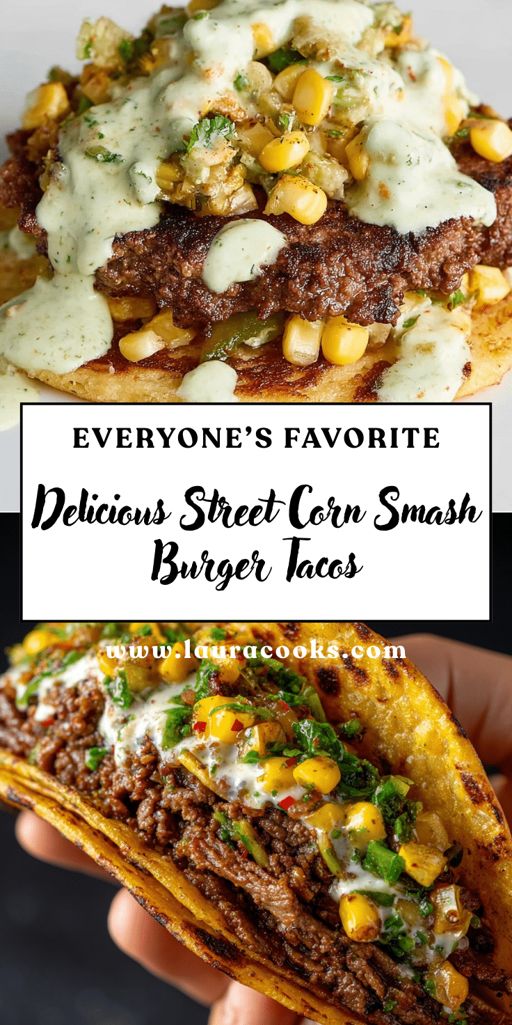Street Corn Smash Burger Tacos Recipe - Flavorful Hand-Held Delight