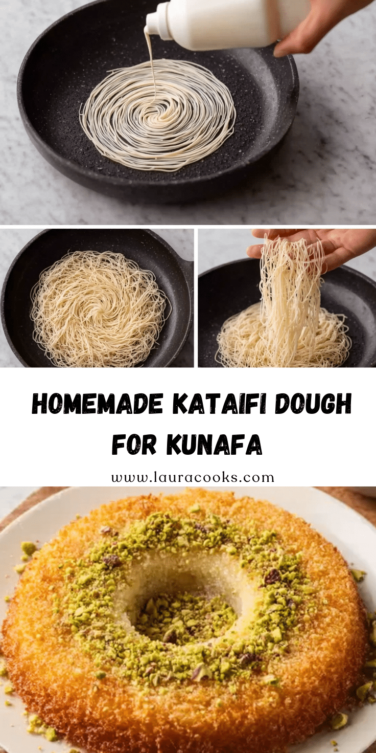 Homemade Kataifi Dough: The Perfect Kunafa Crust for Delicious Desserts
