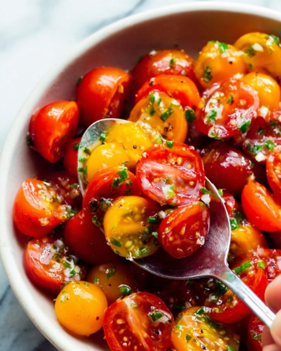 5-Ingredient Marinated Tomatoes: Fresh & Flavorful Easy Dish