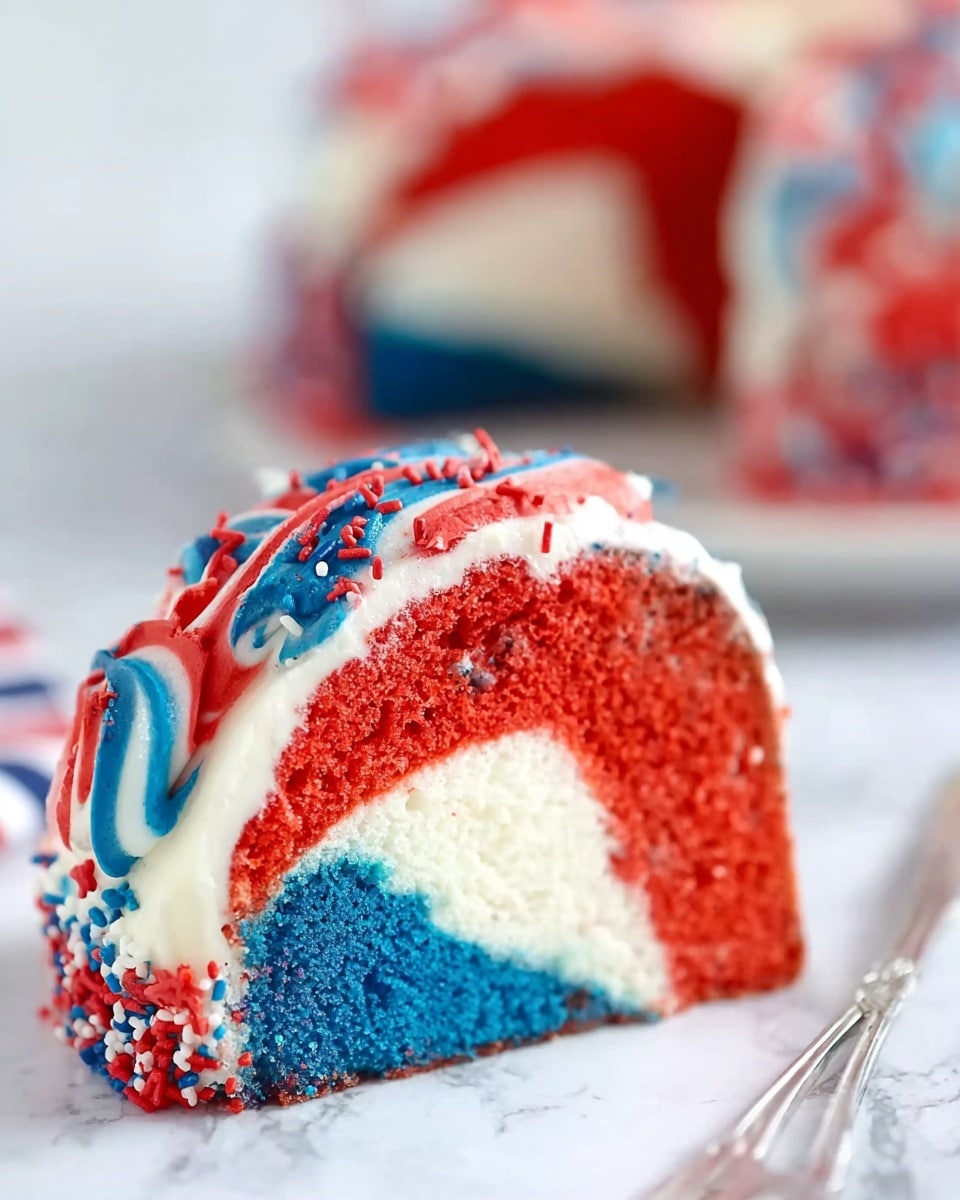 Red, White, and Blue Firecracker Cake – Festive Summer Dessert